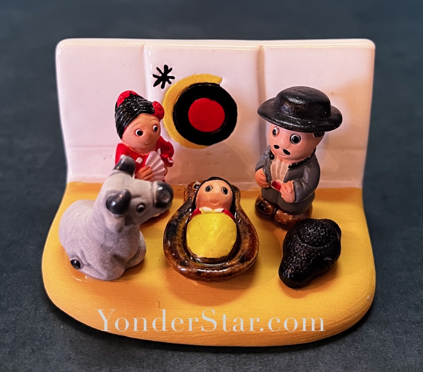 Peruvian Nativity Scene with Bald Eagle - Yonder Star Christmas Shop LLC