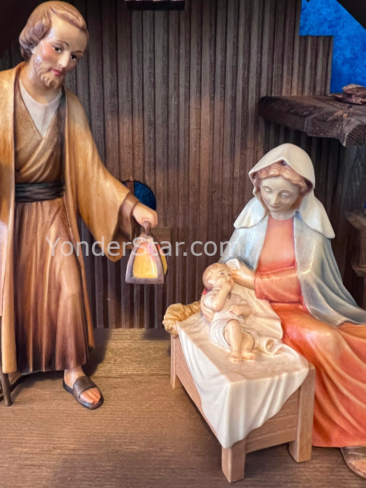Mini Wooden Nativity Scene Made in Maine - Yonder Star Christmas Shop LLC