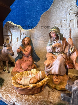 7 piece Fontanini Nativity Scene with Resin Stable - Yonder Star ...