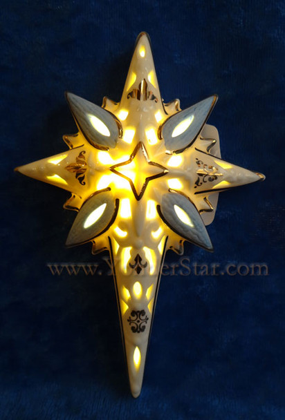 Lighted Star Lenox First Blessing Nativity Set - Yonder Star Christmas ...