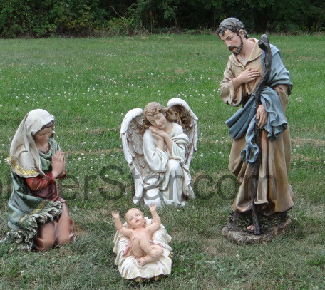 Large Outdoor Nativity Scene 6 pieces Joseph's Studio YonderStar