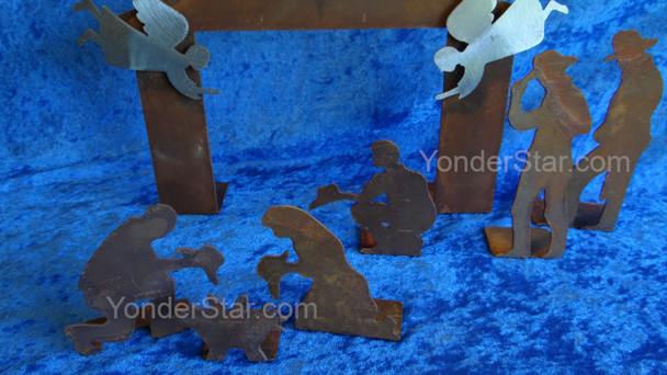 Western Nativity Scene Made in Texas - Yonder Star Christmas Shop LLC