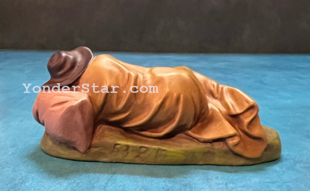Shepherd Sleeping Under Blanket - Marolin Nativity Scene Germany ...