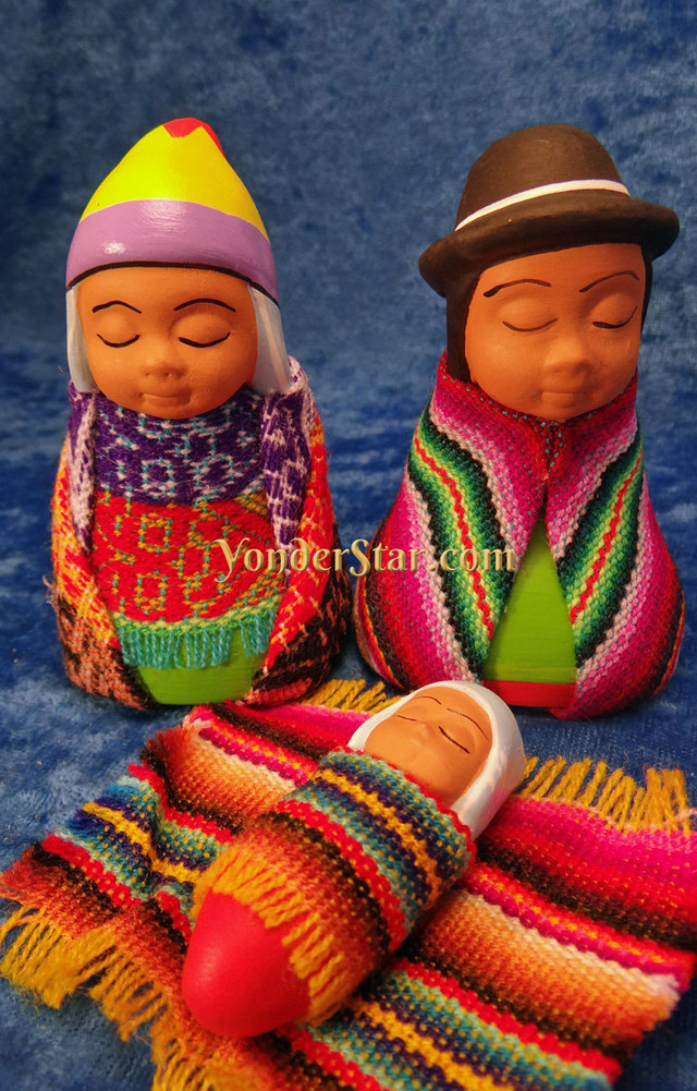 Peruvian Highlands Nativity Set - Yonder Star Christmas Shop LLC