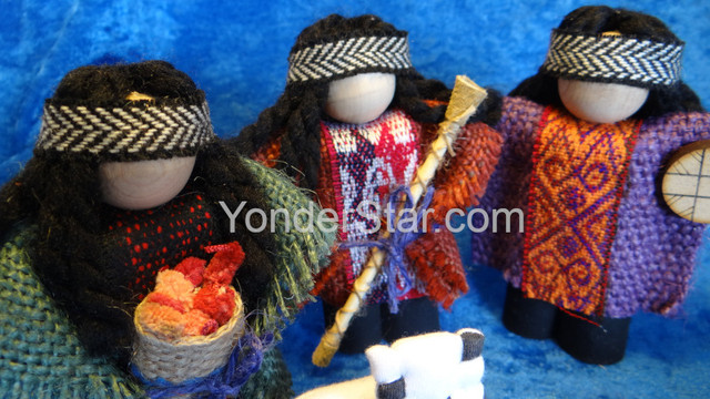 Mapuche Nativity Scene Lovingly Handmade in Chile | Fair Trade Chilean ...