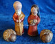 Sculptural Nativity Set from Ukraine Set of 4 - Yonder Star Christmas ...