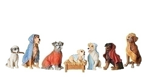 Canine Christmas Pageant Dog Nativity Set - Yonder Star Christmas Shop LLC