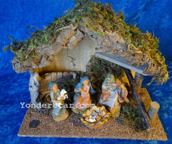 Fontanini Nativity Scene 5" with Lighted Wooden Stable 54434 - Yonder ...