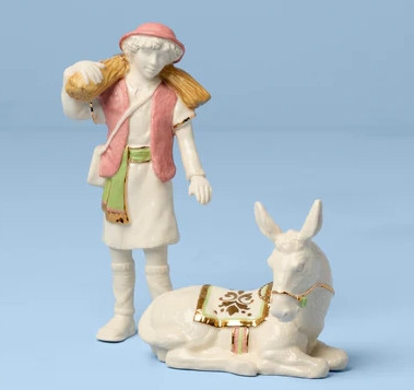 Boy w Donkey First Blessing Lenox Nativity Set - Yonder Star Christmas ...