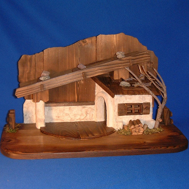 Wooden Outdoor Nativity Scene Crèche / Manger | Yonder Star Christmas ...