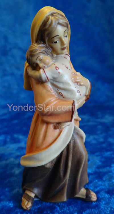 Nazarene Woman Holding Child for LEPI Nazarene Wooden Nativity - Yonder ...