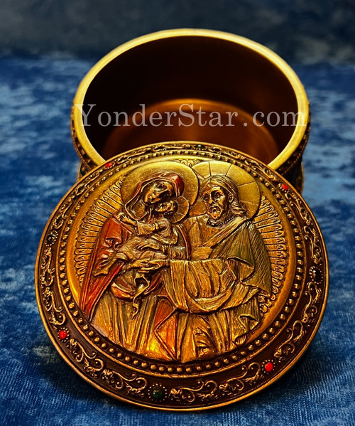 Nativity Scene Trinket Box - Yonder Star Christmas Shop LLC
