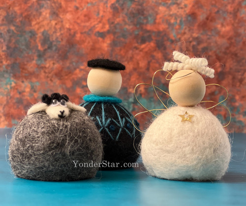 Shepherd, Sheep and Angel for Icelandic Nativity Scene - Pre-Order ...