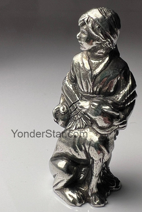 Boy with Dog - Danforth Pewter Nativity Vermont - Yonder Star Christmas ...