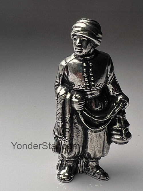 Danforth Pewter Camel Keeper Nativity Figure Made in Vermont