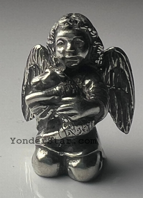 Angel with Lamb Danforth Pewter Nativity Vermont USA - Yonder Star ...
