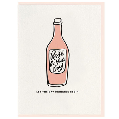 Let the Day Drinking Begin Letterpress Card