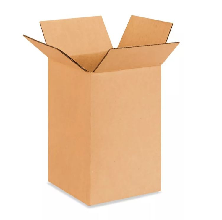 Single Wall - 5in x 5in x 8in - Corrugated Box