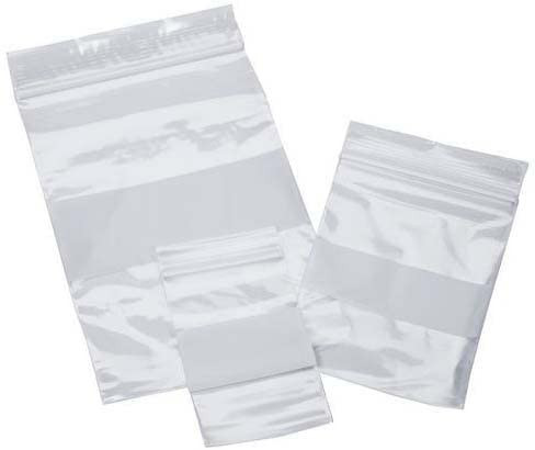 4MIL White Block Reclosable Poly Bags online
