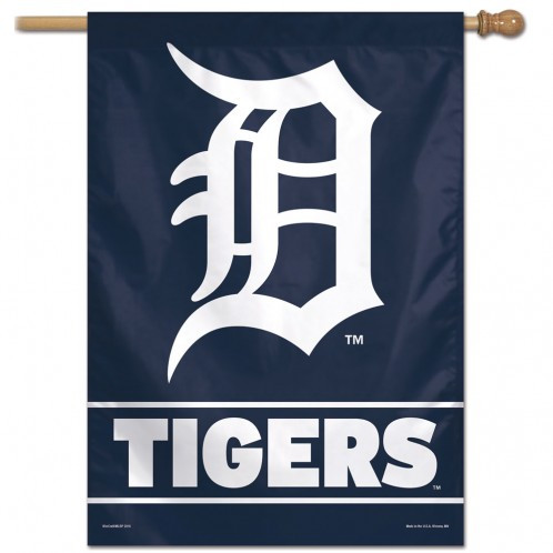 Detroit Tigers Banner 28x40 Vertical - Sports Fan Shop