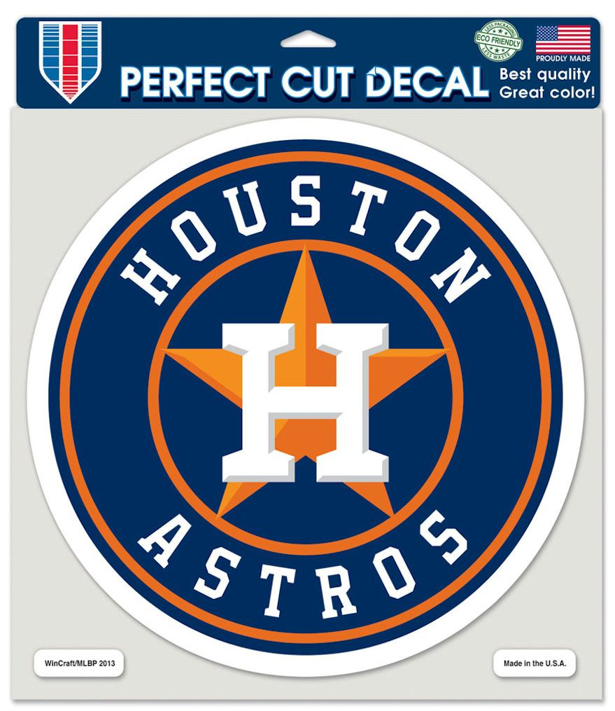 Houston Astros Decal 8x8 Die Cut Color - Sports Fan Shop