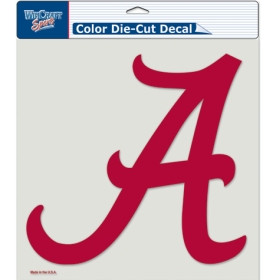 Alabama Crimson Tide Decal 8x8 Die Cut Color - Sports Fan Shop