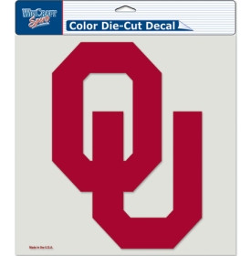 Oklahoma Sooners Decal 8x8 Die Cut Color - Sports Fan Shop