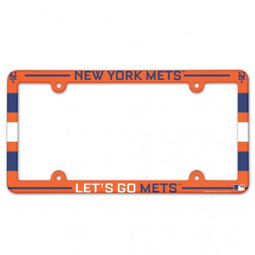 New York Mets License Plate Frame - Full Color - Sports Fan Shop