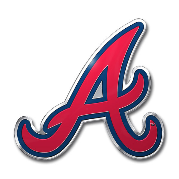 Atlanta Braves Auto Emblem Color - Sports Fan Shop