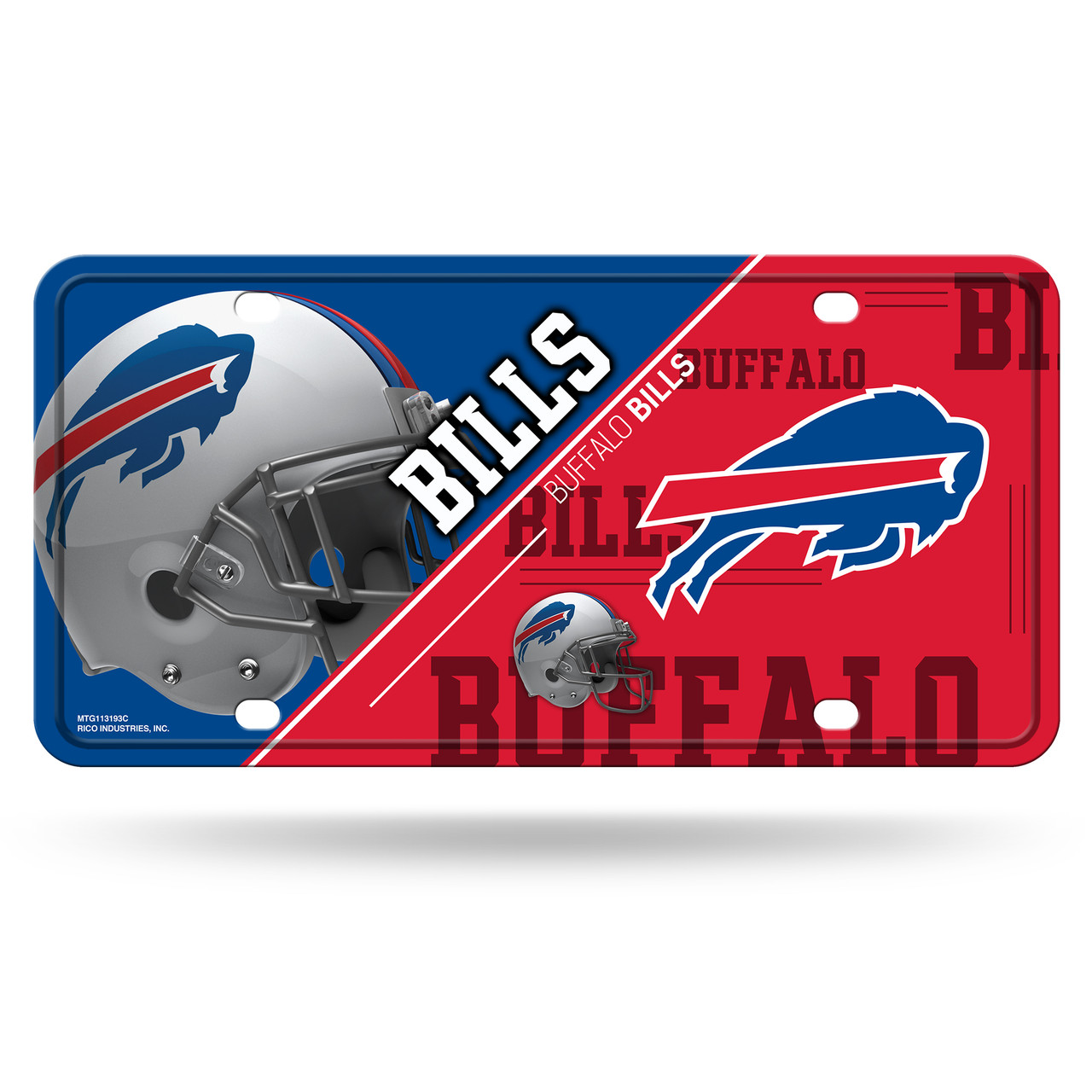 Buffalo Bills License Plate Metal - Sports Fan Shop