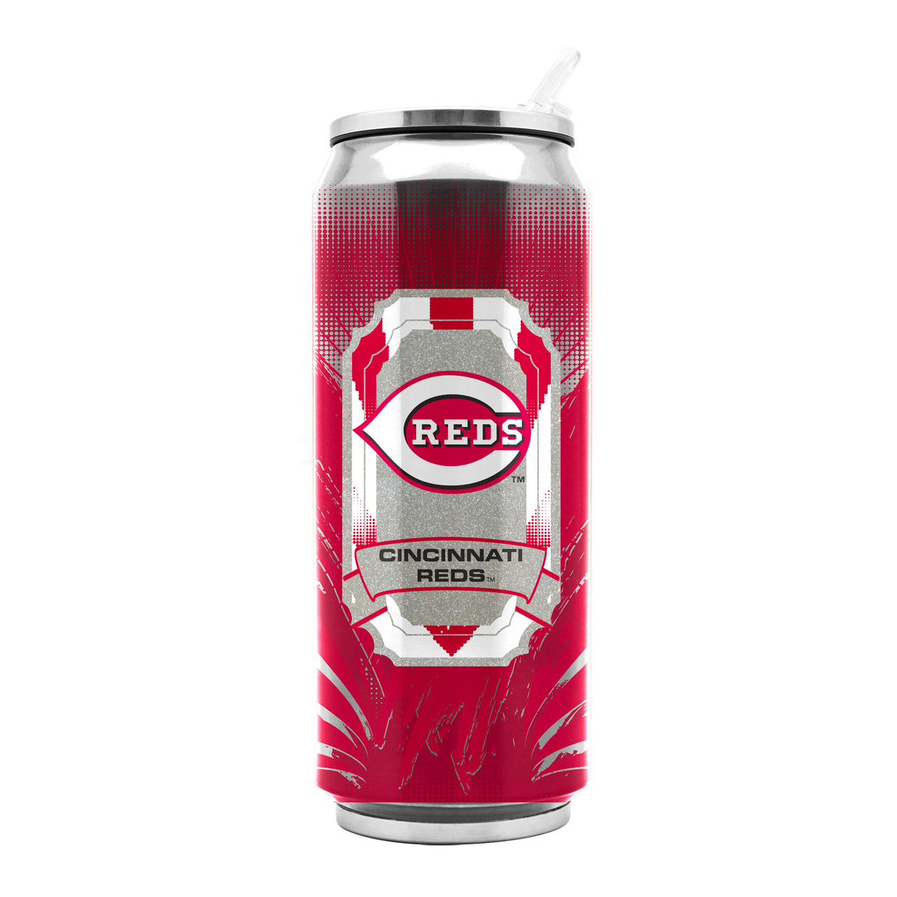Cincinnati Reds Thermo Can Stainless Steel 16.9oz Special Order ...
