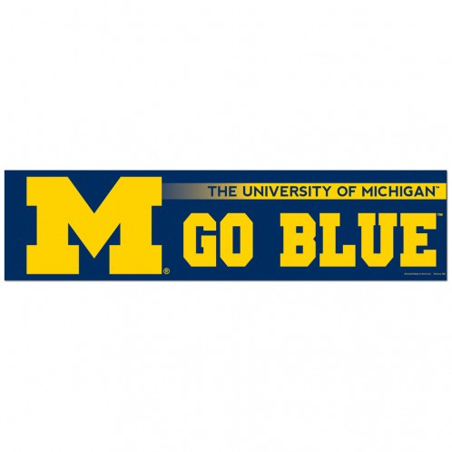 Michigan Wolverines Bumper Sticker - Sports Fan Shop