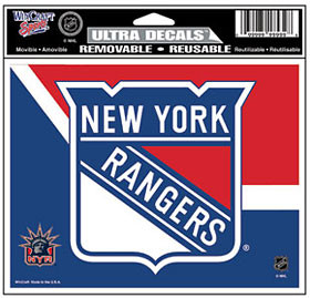 New York Rangers Decal 5x6 Ultra Color - Sports Fan Shop