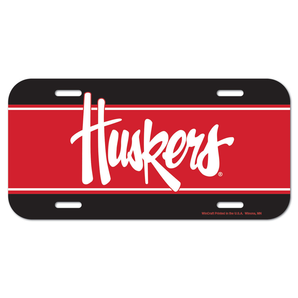 Nebraska Cornhuskers License Plate - Sports Fan Shop