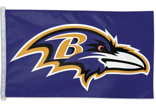 Baltimore Ravens Flag 3x5 - Sports Fan Shop