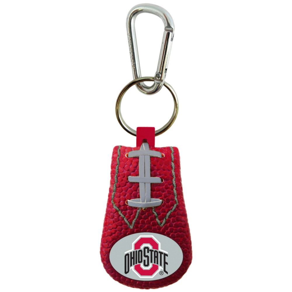 Ohio State Buckeyes Keychain Team Color Football CO - Sports Fan Shop