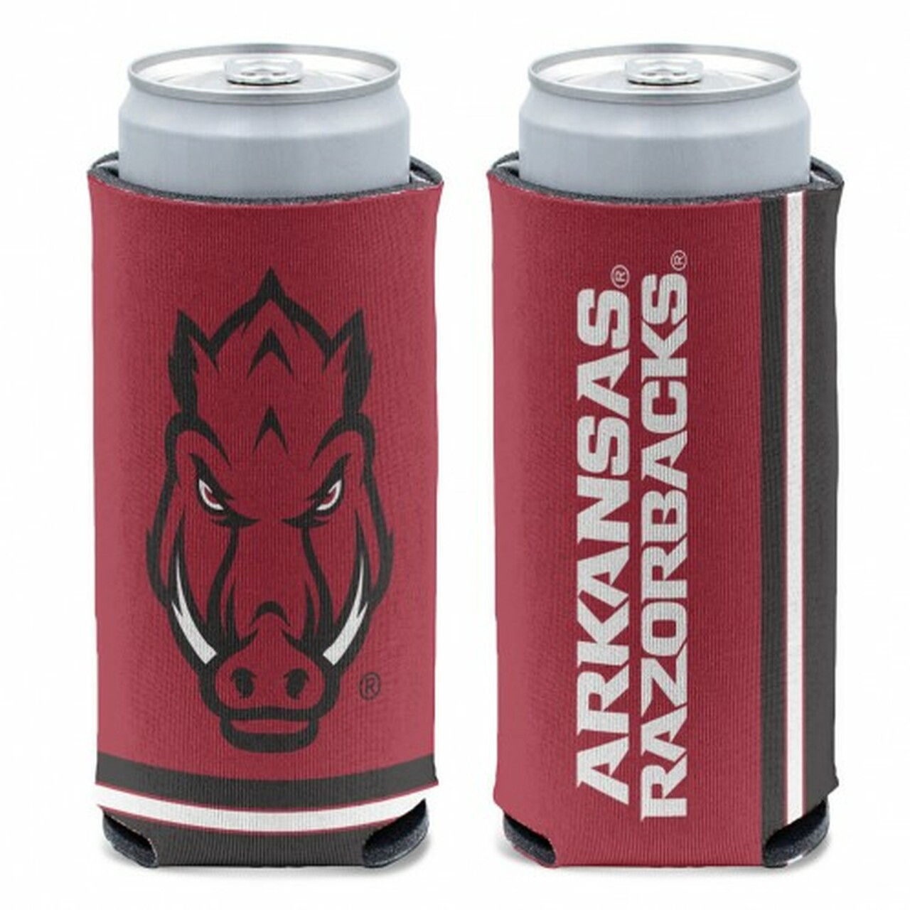 Arkansas Razorbacks Can Cooler Slim Can Design - Sports Fan Shop
