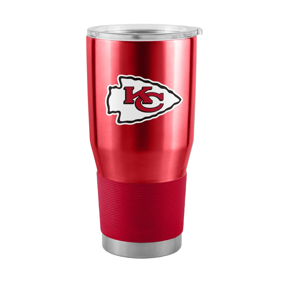 Kansas City Chiefs Travel Tumbler 30oz Stainless Steel - Sports Fan Shop