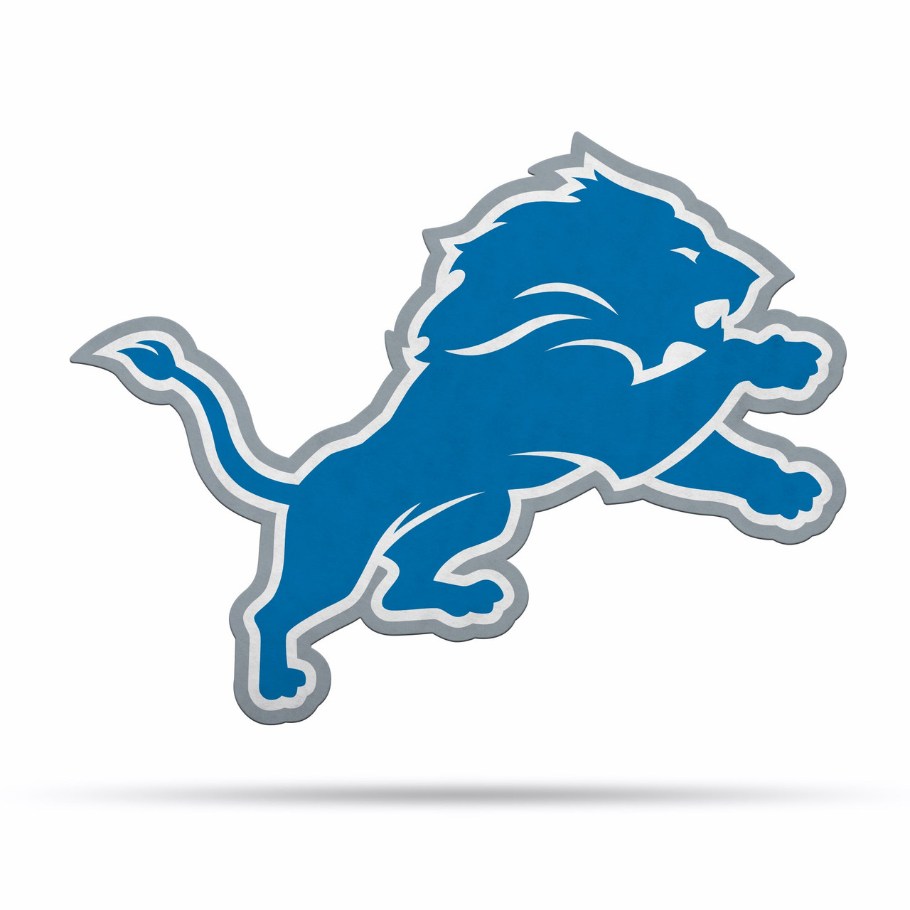 Detroit Lions Pennant Shape Cut Logo Design - Sports Fan Shop