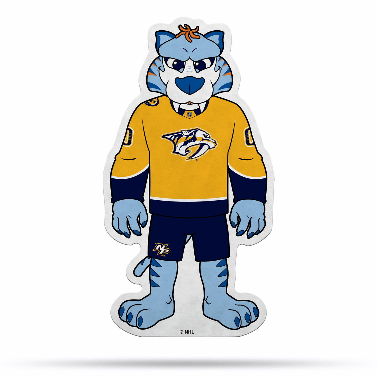 Nashville Predators Pennant Shape Cut Mascot Design - Sports Fan Shop