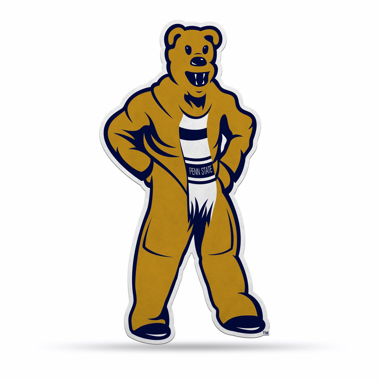 Penn State Nittany Lions Pennant Shape Cut Mascot Design - Sports Fan Shop