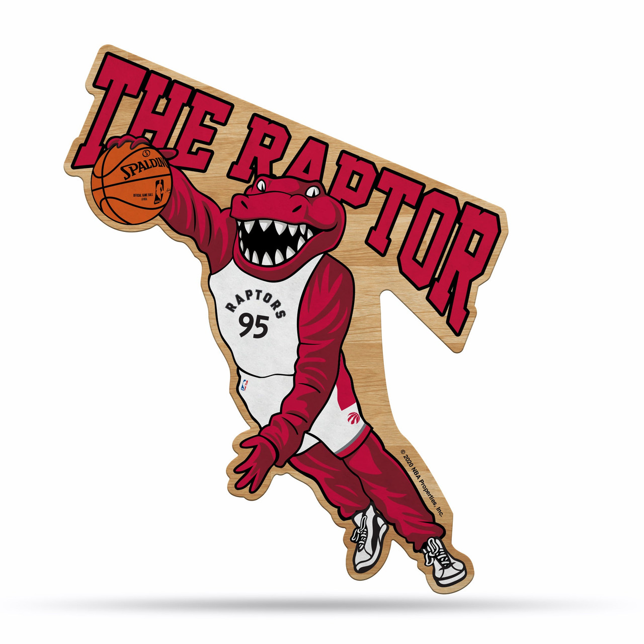 Toronto Raptors Pennant Shape Cut Mascot Design - Sports Fan Shop