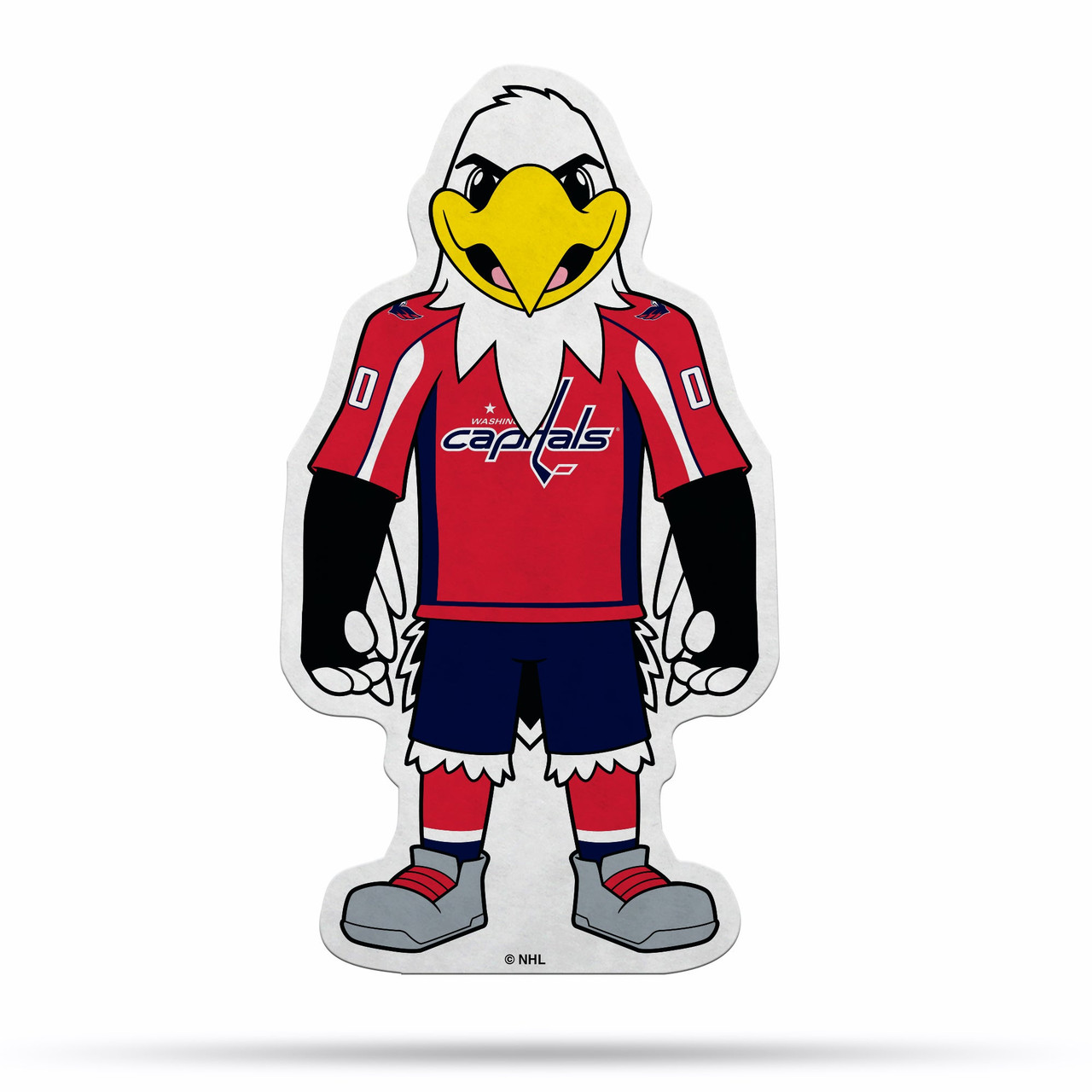 Washington Capitals Pennant Shape Cut Mascot Design - Sports Fan Shop