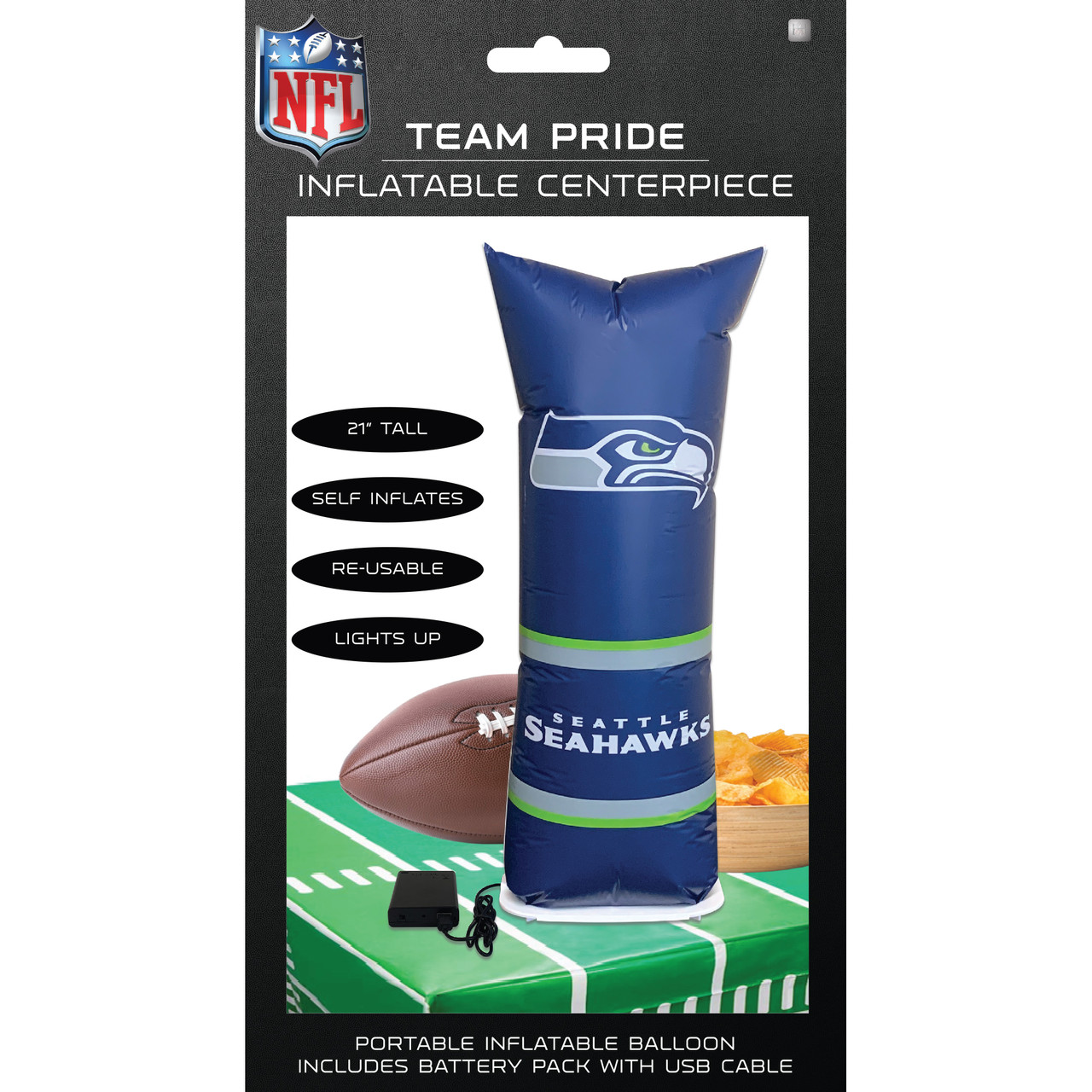 Seattle Seahawks Inflatable Centerpiece - Sports Fan Shop