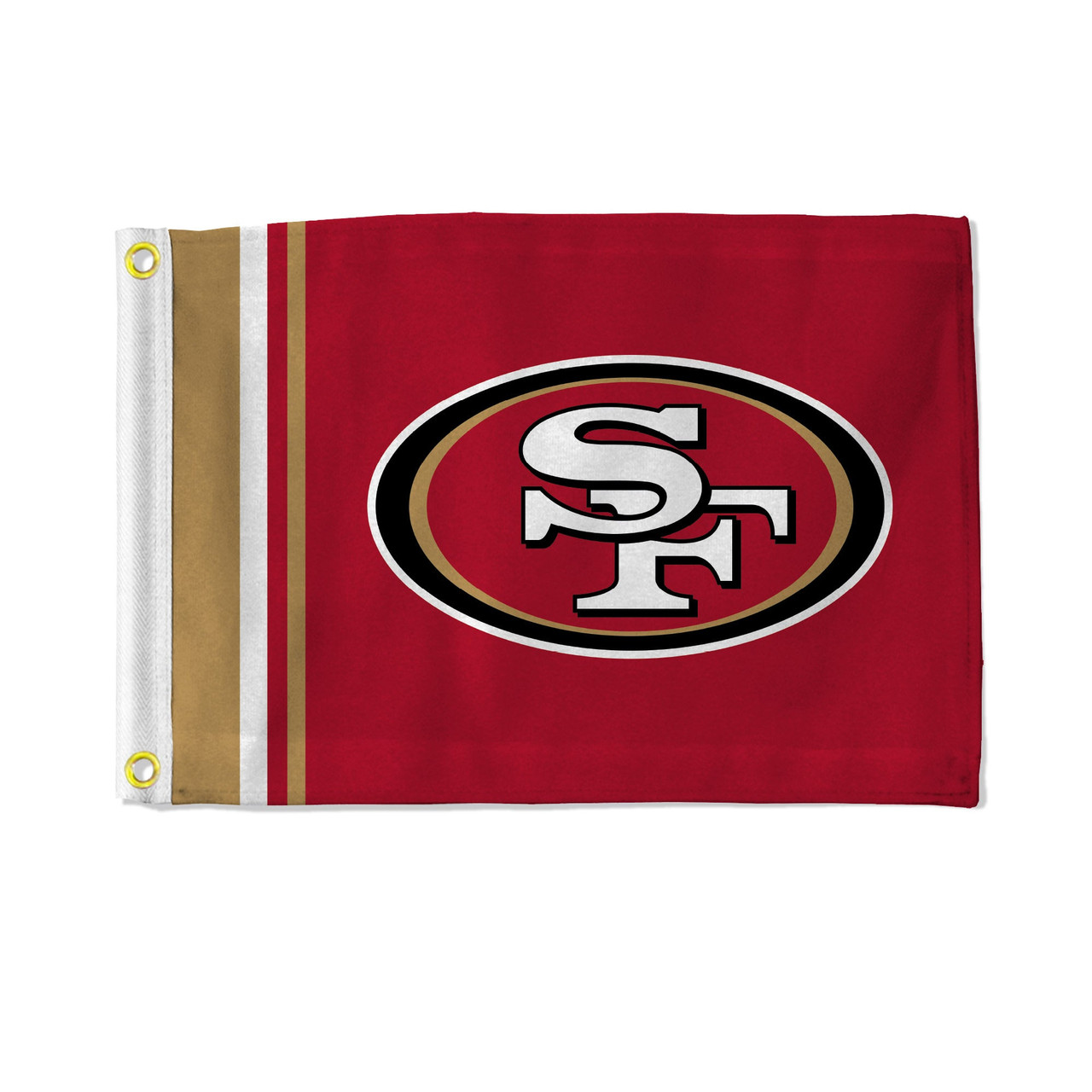 San Francisco 49ers Flag 12x17 Striped Utility - Sports Fan Shop