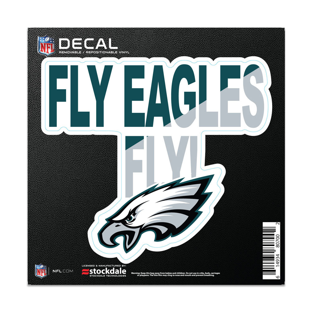 Philadelphia Eagles Decal 6x6 All Surface Slogan - Sports Fan Shop
