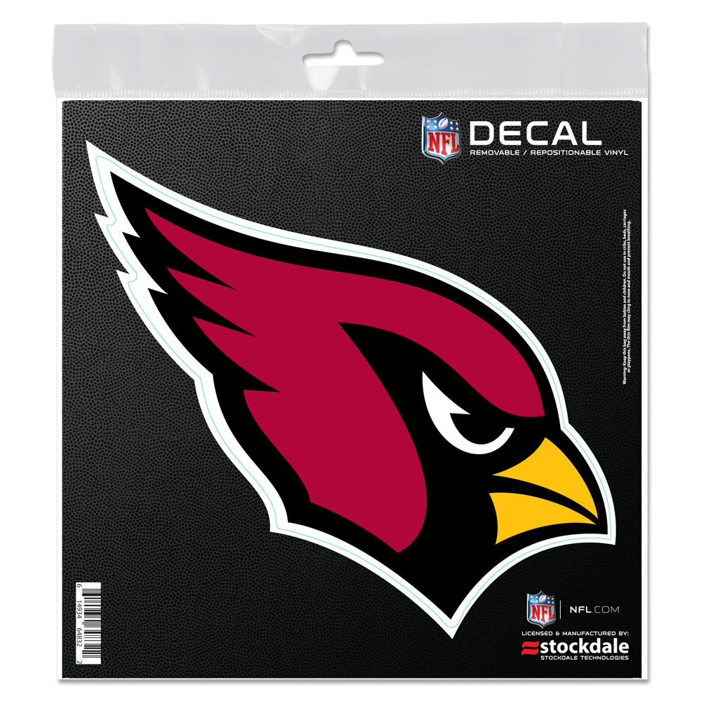 Arizona Cardinals Decal 6x6 All Surface Logo - Sports Fan Shop