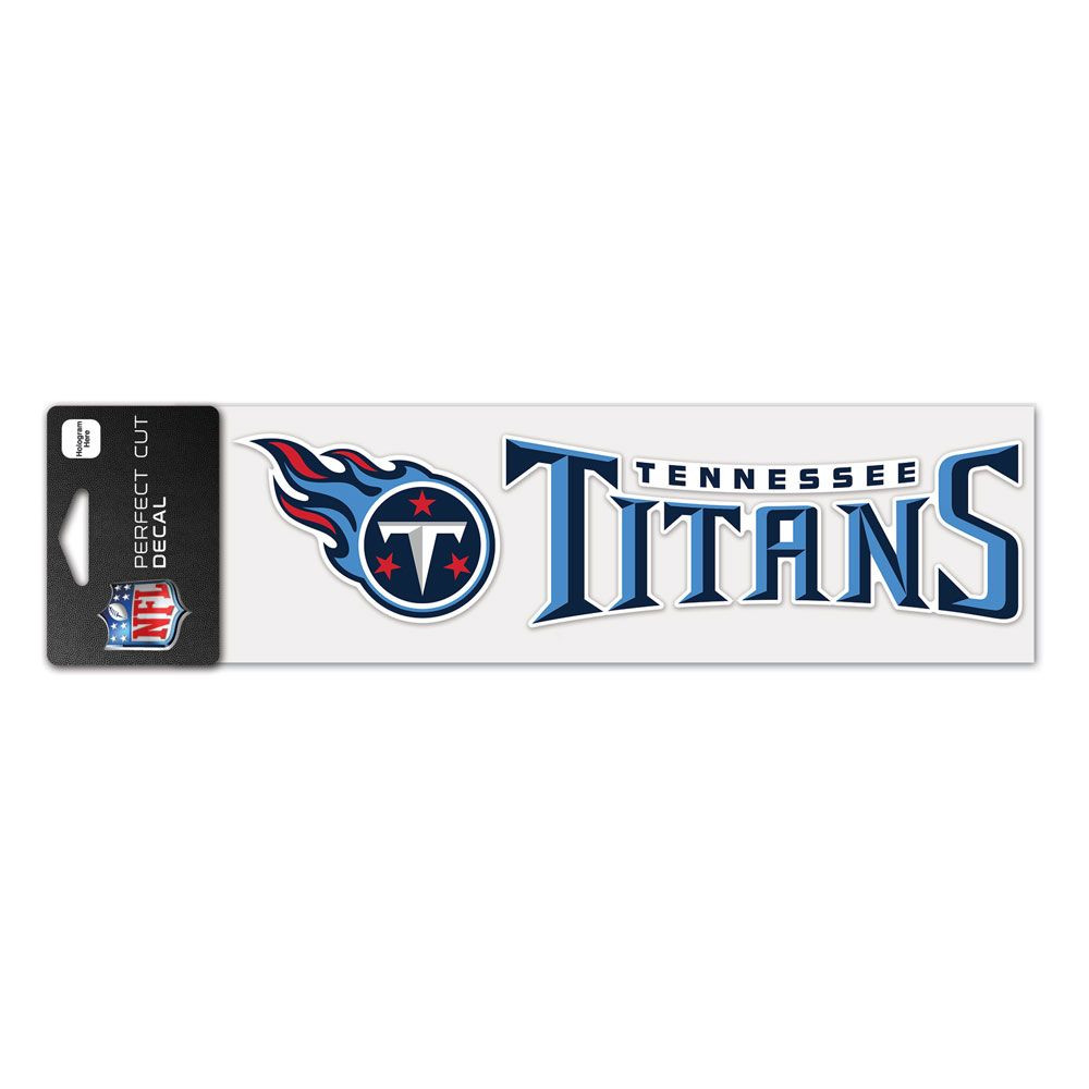 Tennessee Titans Decal 3x10 Perfect Cut Wordmark Color - Sports Fan Shop