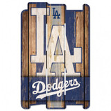 Los Angeles Dodgers Sign 11x17 Wood Fence Style - Sports Fan Shop