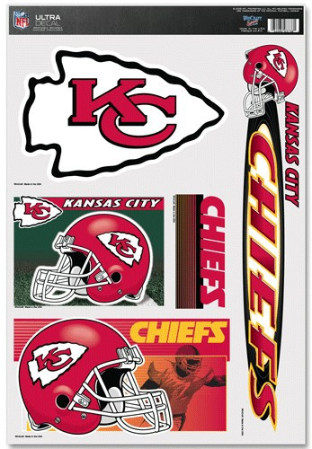 Kansas City Chiefs Decal 11x17 Ultra - Sports Fan Shop